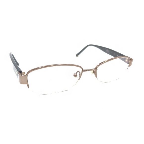 Coach | Accessories | Coach Suzanna 246 Tan Brown Metal Half Rim ...